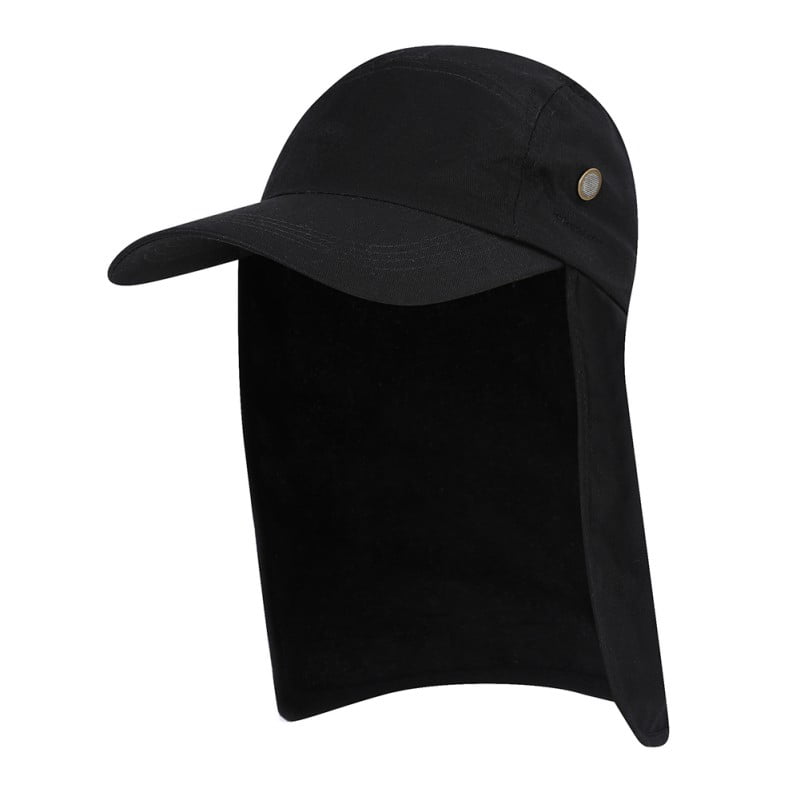 Outdoor Waterproof Sunshade Fishing Cap with Ear Neck Flap Cover Sports ...