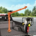 1100 lb Folding Truck-Mounted Crane with Electric Winch 3500 lb 12V, Electric Pickup Truck Crane ...