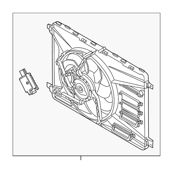 Volvo C30 Engine Cooling Fan Assembly