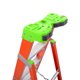 Louisville Ladder 8' Fiberglass Cross-Step Ladder, 12' Reach, 300 lbs ...