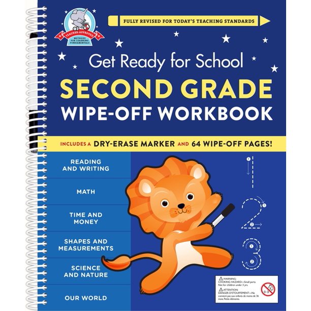 Get Ready for School: Get Ready for School: Second Grade Wipe-Off ...