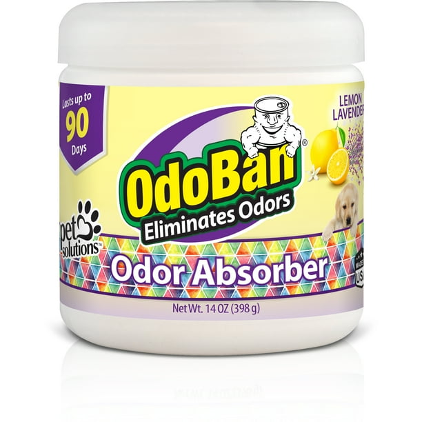 OdoBan Solid Odor Absorber Lemon Lavender, 14 Oz - Walmart.com ...