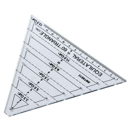 Crday Quilting Ruler Sets Patchwork Plastic Template Handmade Quilt ...