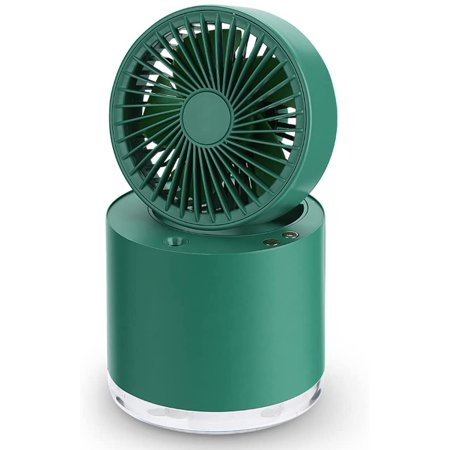 Folding Humidifier Fan | Desktop Silent Shaking Head Fan ...