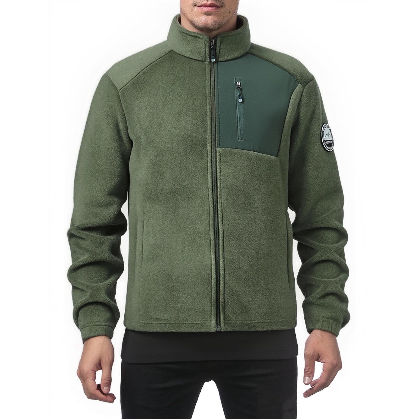 Click here for Kalauyu Mens Lightweight Polar Fleece Jacket Full... prices