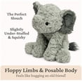 Elephant Plush, Elephant Stuffed Animals for Ages 1 and Up, Gray, 10 ...