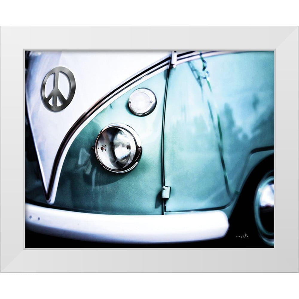 Sophie 6 18x15 White Modern Wood Framed Museum Art Print Titled - Peace ...