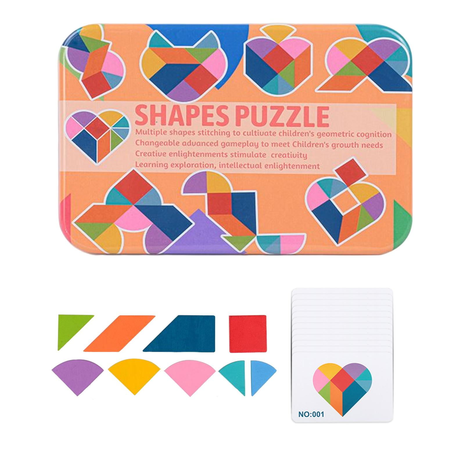 3D Puzzle Jigsaw Tangram | Shapes Puzzle Card Game | Thinking Training ...