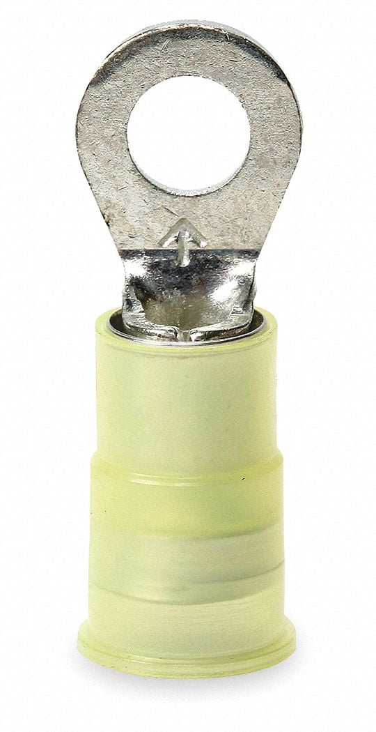 3m Ring Terminal,Yellow,12 AWG,10 AWG,PK50 MNG10-8RX - Walmart.com