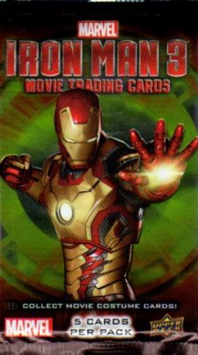 Iron Man 3 Movie Trading Cards Booster Pack MINT/New - Walmart.com