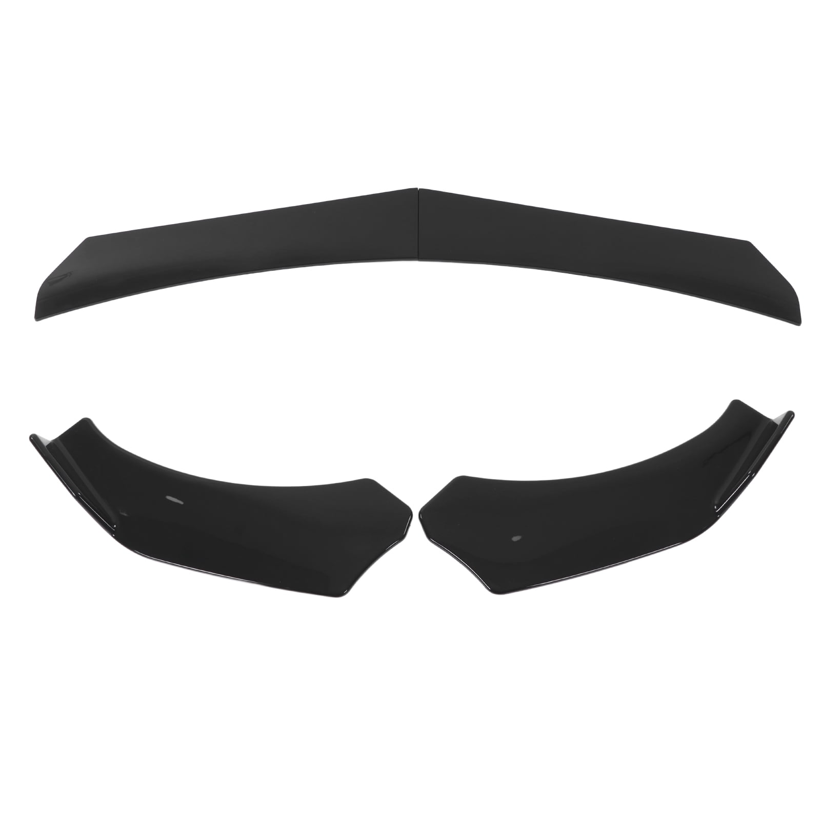 Bumper Splitter, High Strength Front Bumper Spoiler 4 Parts Form For ...