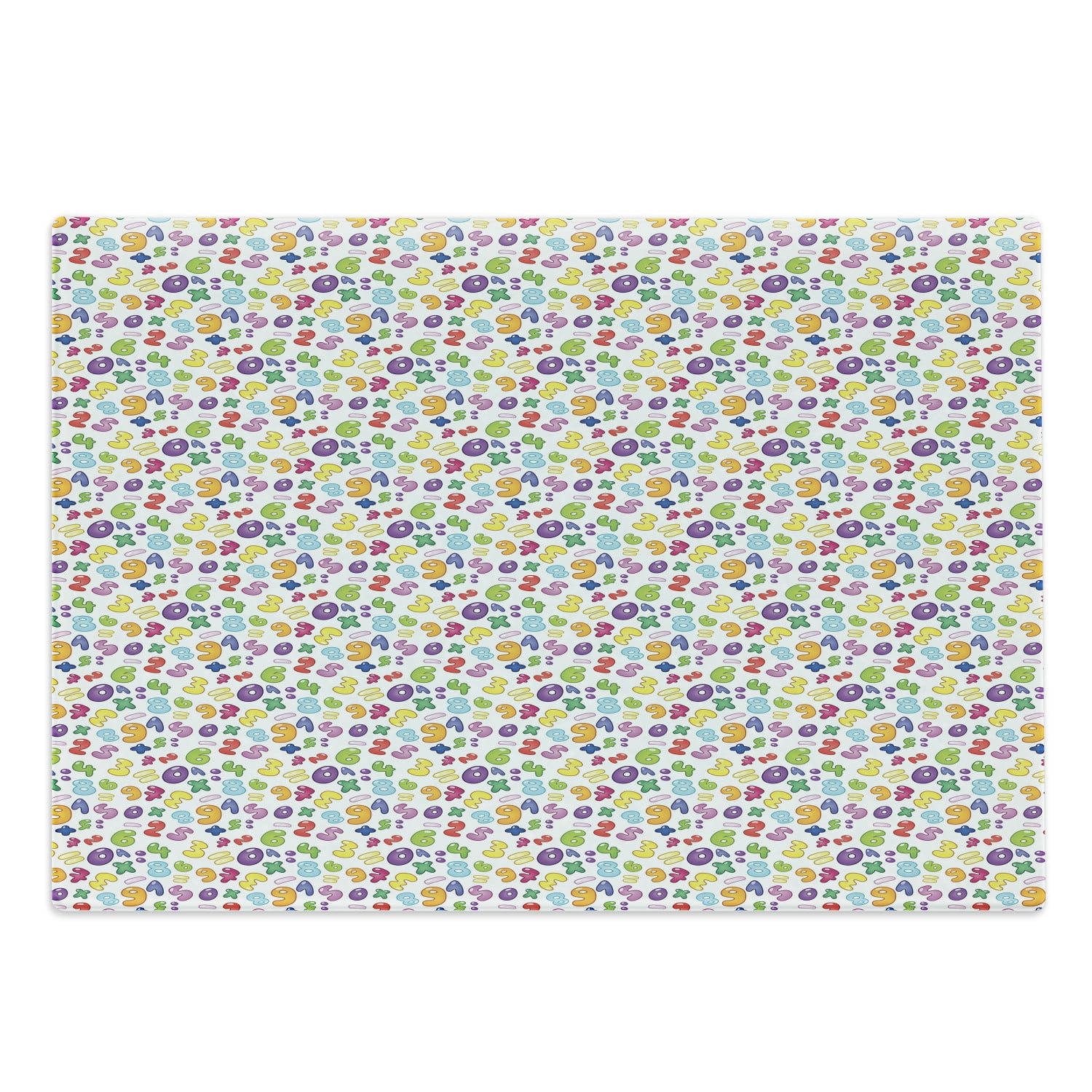 Numbers Cutting Board, Bubble Style Numbers Equation Division Addition ...