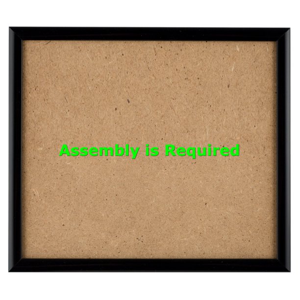 Quadro Frames 6x7 inch Picture Frame, Black, Style P375-3/8 inch Wide ...