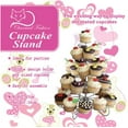 CHARMED 41 CUPS 5 TIERS CUPCAKE DESSERT STAND SILVER - Walmart.com
