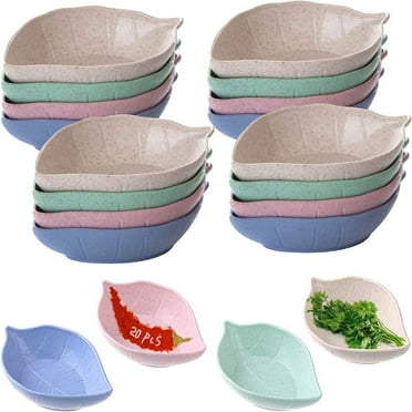 3 Pack of Fall Autumn Leaf Candy Dishes, Salsa dish - Walmart.com