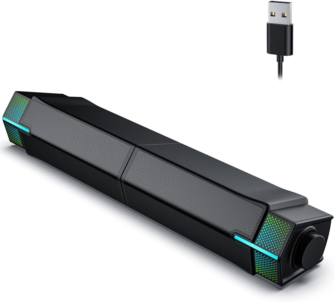 Altavoces Bluetooth para PC, ordenador, juegos, barra de sonido ...