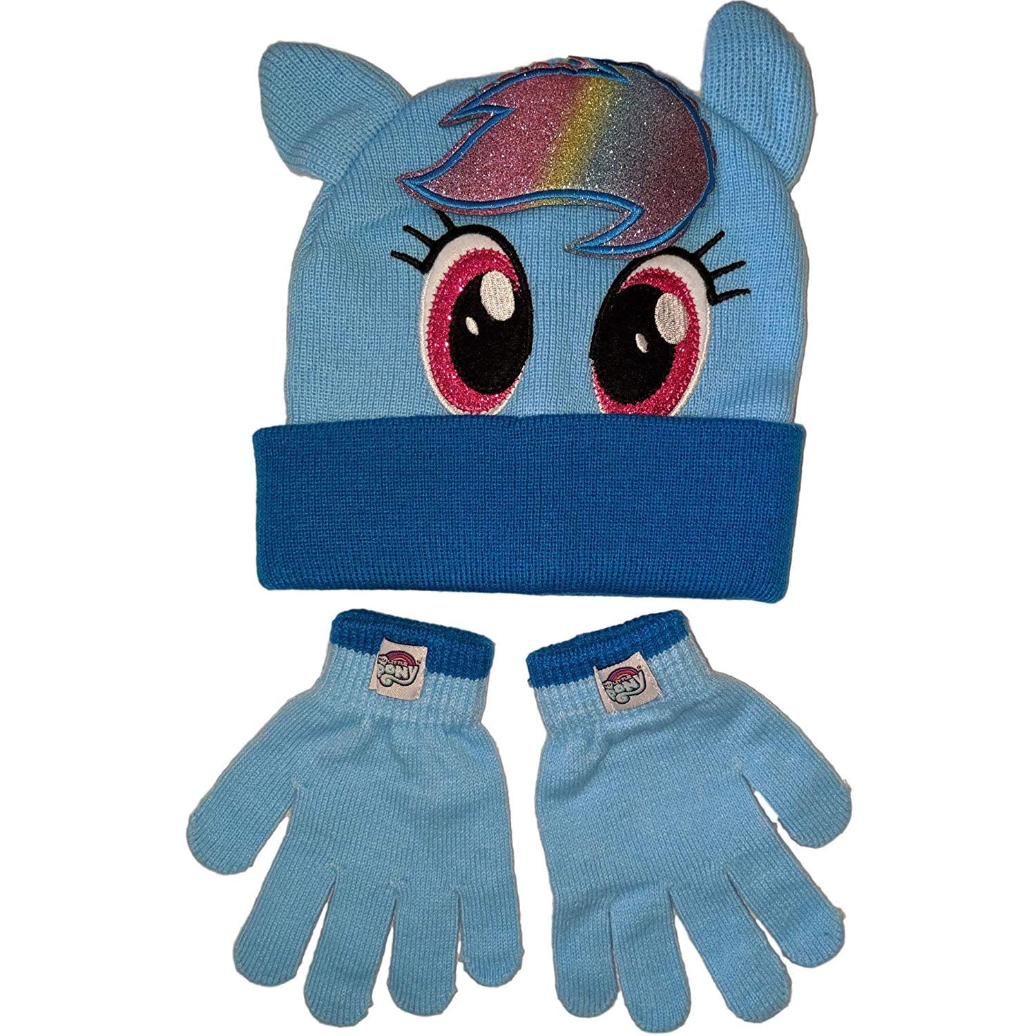 Hasbro Girls 4-6X My Little Pony Hat Glove Set - Walmart.com