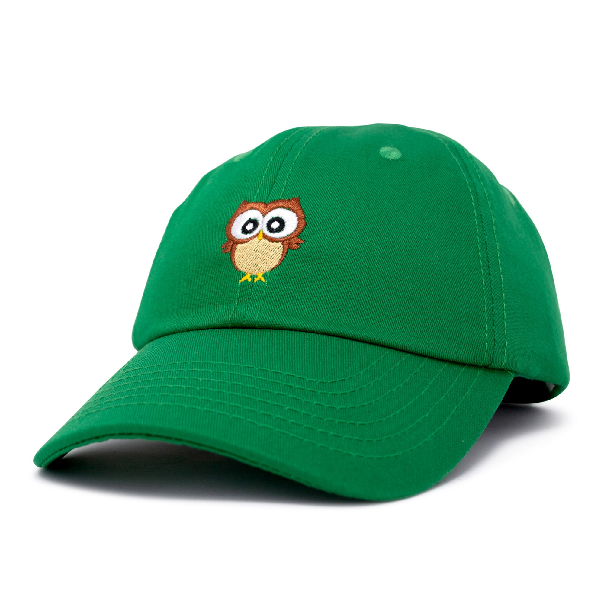 DALIX Cute Owl Hat Cotton Baseball Cap in Kelly Green - Walmart.com