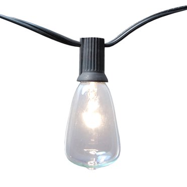 CVL Vintage String Lights - 20 Foot Cord - 20 3 x 1.5-inch Edison Bulbs ...