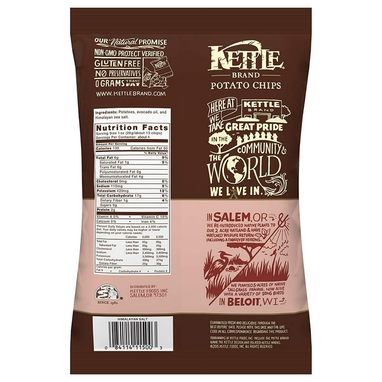 Kirkland Signature Kettle Himalayan Salt Potato Chips 32 Oz, 41% OFF