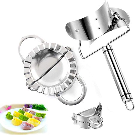 SICED Set of 2 Stainless Steel Ravioli Molds for Chinese Ravioli (1 ...