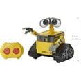 Disney Pixar Interactive WALL-E RC Robot Toy, 9.5-Inch Hello WALL-E Figure with Lights and ...