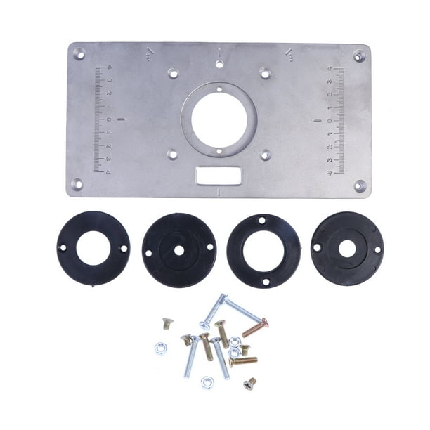Multi-functional Router Table Insert Plate Set for Woodworking Bench ...