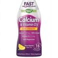 Wellesse Calcium Citrate Liquid, Vitamin D3, Natural Citrus Flavor, 16 ...