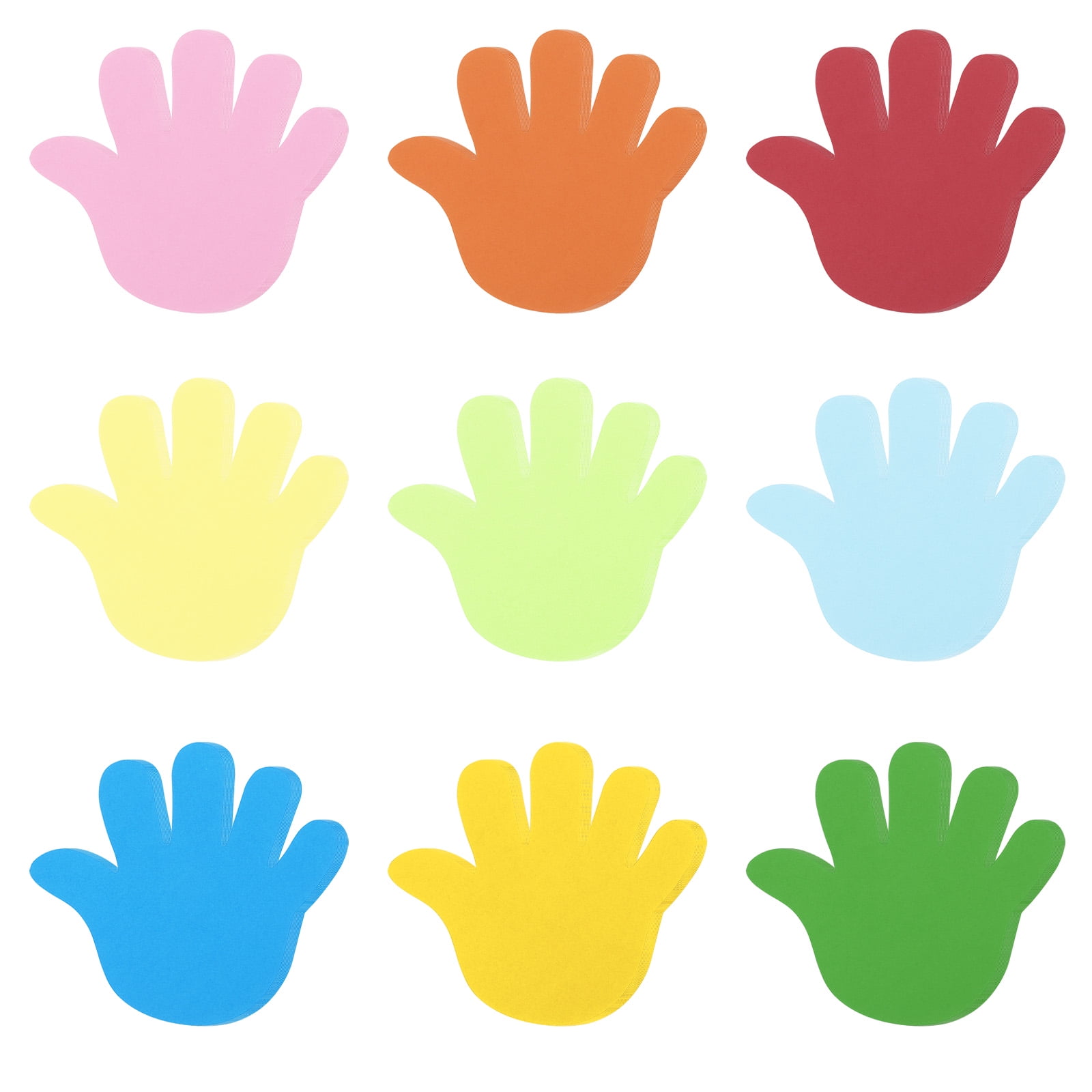 Click here for Unique Bargains Hand Cutouts Paper Hands  Colorful... prices