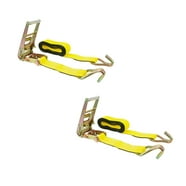 "VEVOR E-Track Ratchet Strap, 18 Pack 2"" x 15', 4400 lbs Strength, Tie-Downs for Motorcycles ...