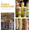 RENACLIPY 4Pcs Acrylic Donut Bagels Stand Clear Display Organizer for ...