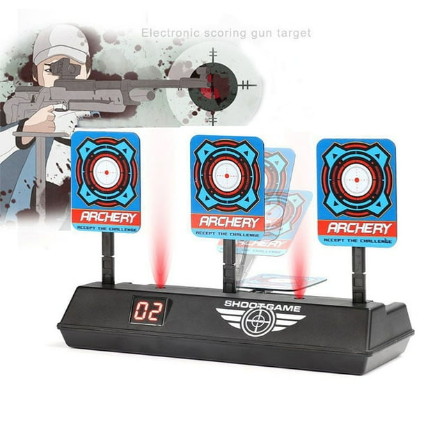 Electric Scoring Target For Toy Gun Blaster Soft Bullet Practicing Auto ...