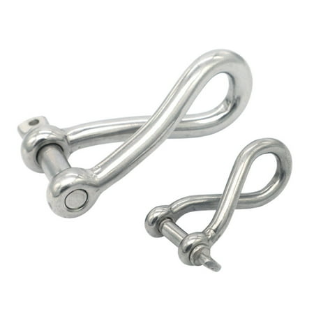 YDJKET Shackle Twist Shape Stainless Steel Stainless Steel Twist ...