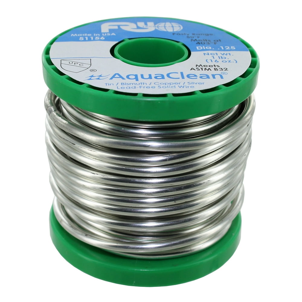 Alpha Fry PH51156 16 Oz Lead Free Solid Wire Solder - Walmart.com ...