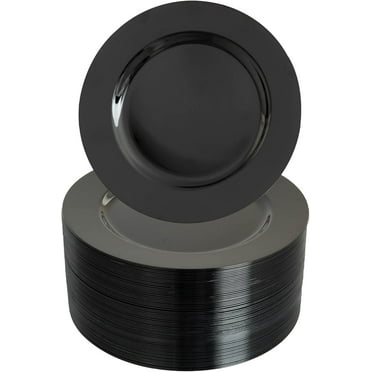 Exquisite Tinted Plastic Wedding Plates, Fancy Disposable Plastic ...