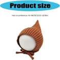 Baby Winter Hat Soft Warm Yarn Pointed Top Earmuff Elves Costume Hat ...