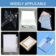 Tripumer 100 Pcs Clear Clothing Bags transparent Cellophane Plastic ...