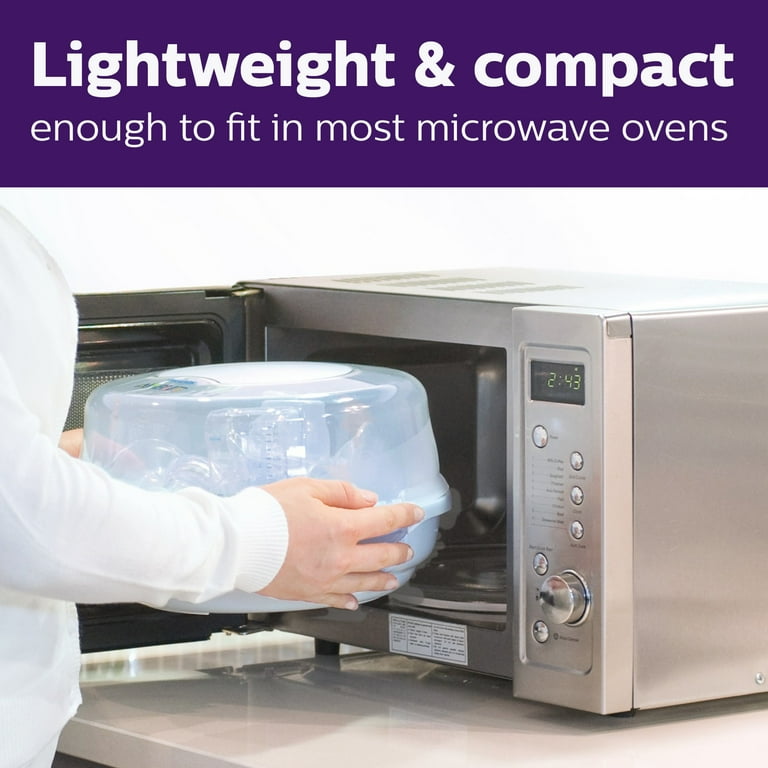 Philips Avent Microwave Steam Sterilizer For Baby Bottles Pacifiers Cups and More