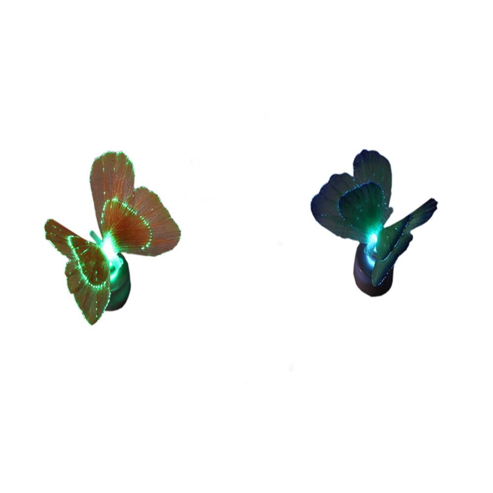 Lightahead® LED Fiber Optic Butterfly (SET OF 2) with suction cup ...