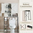 Homall Over The Toilet Bathroom Storage Cabinet, Farmhouse Freestanding ...