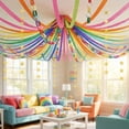 700 Sheet Paper Chain Strips and Star Garland Set, Rainbow Paper Chains ...