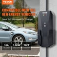 VEVOR Level 1+2 Portable EV Charger, 16 Amp 120V or 240V, Electric ...