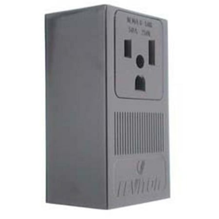 Leviton Industrial Grade Straight Blade Surface Mount Receptacle R01 ...