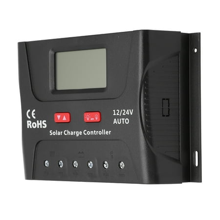 Solar Charge Controller Intelligent PWM 12V 24V Auto Identification 50A ...