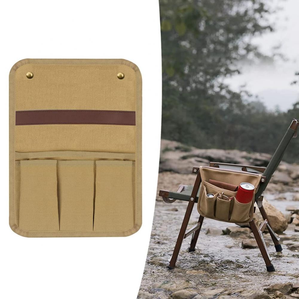 Outdoor Chair Organizer - Camping Chair Side Bag | Wheelchair Armrest ...