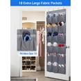 MISSLO Extra Large Door Shoe Organizer 18 Pockets, Heavy Duty Metal ... MISSLO Extra Large Door Shoe Organizer 18 Pockets, Heavy Duty Metal ...