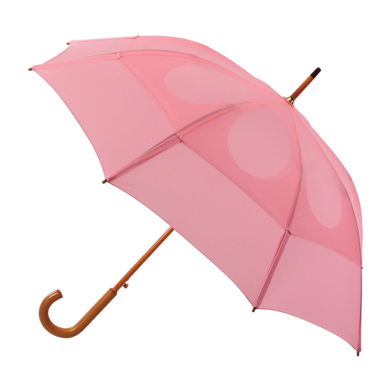 Classic Umbrella with Wooden J-Handle - Pink - Walmart.com