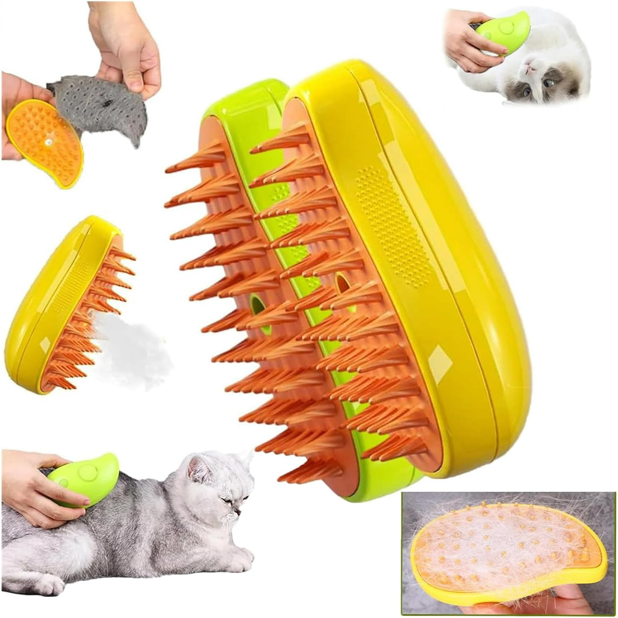 Click here for Oruyrop Steamy Cat Brush-3 In1 Cat Steamy Brush  S... prices