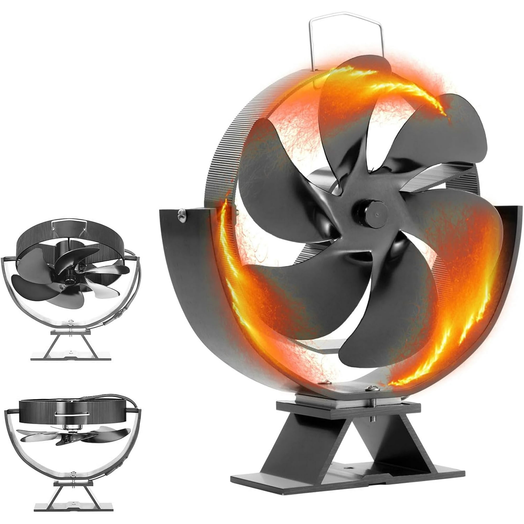 Click here for Shijiulou Wood Stove Fan  Adjustable Angle Heat Po... prices