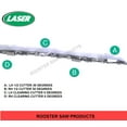 Professional 25 Ft Laser Ripping Chainsaw Chain 3/8" .050 Gauge German ...